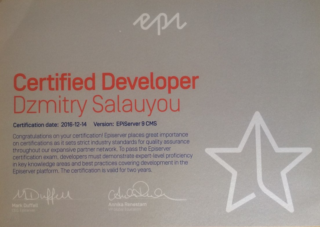 Dzmitry Salauyou – IT Innovator | Lead Software Engineer | Founder & CEO of MyParamedic ...