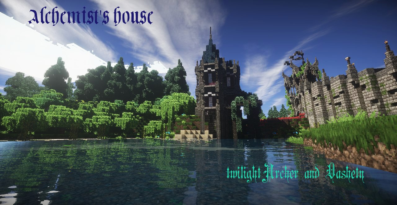 Alchemist's house. Minecraft Map