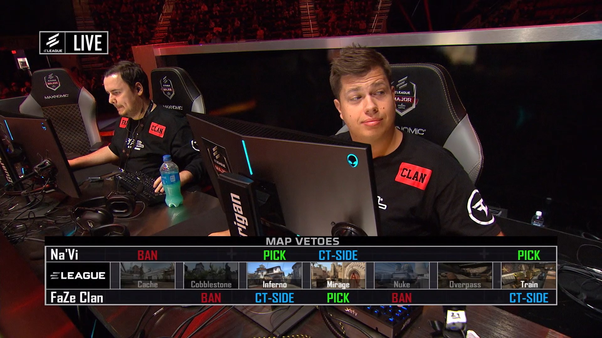 FaZe vs. Natus Vincere at ELEAGUE Major 2018 | HLTV.org