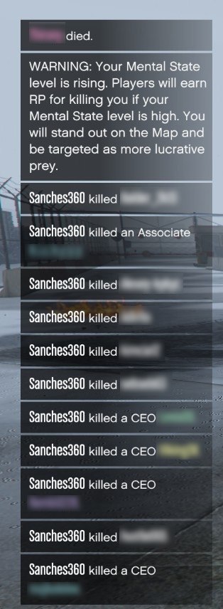 A list of all the killfeed messages in GTA:O? - GTA Online - GTAForums