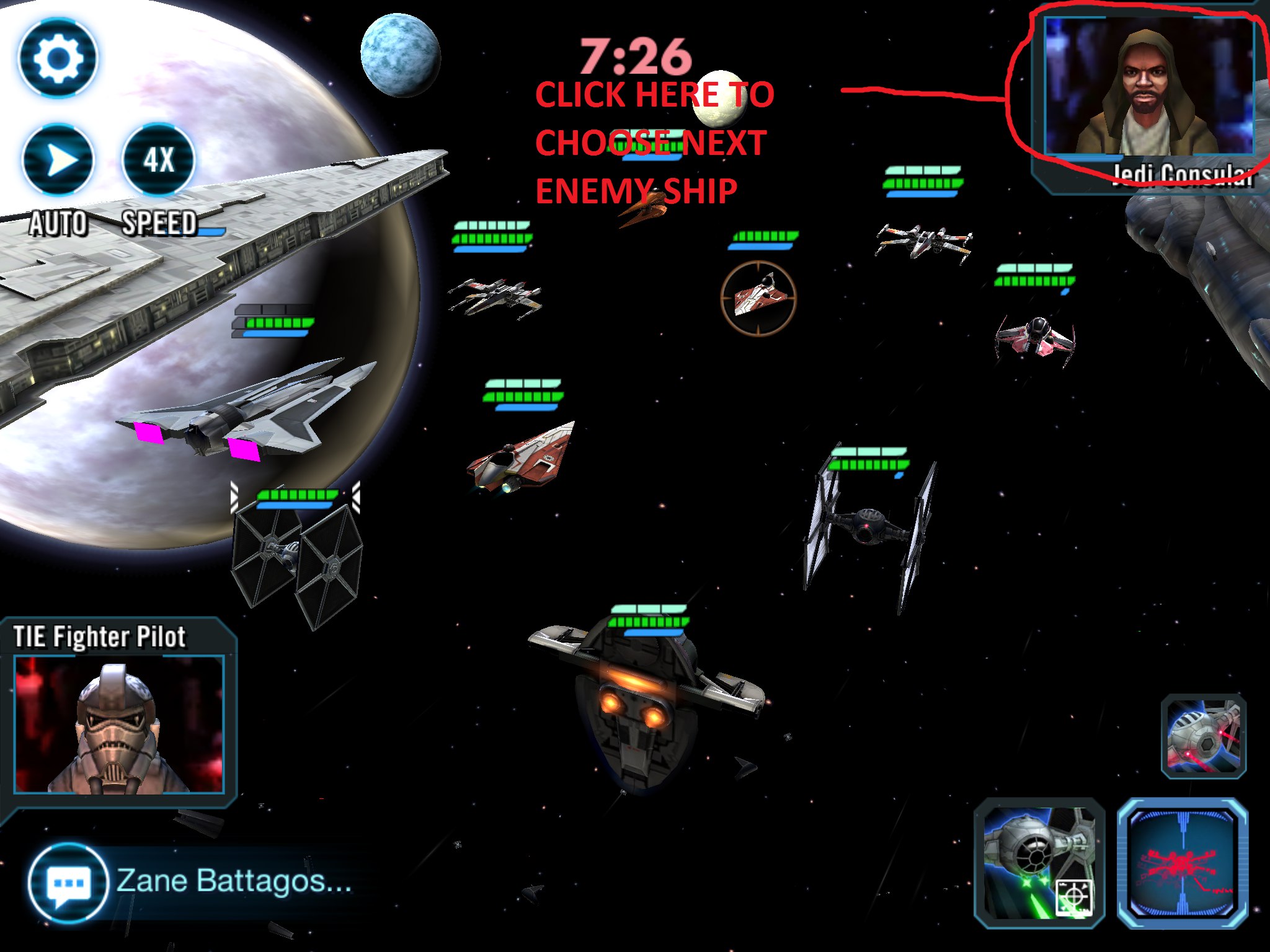 Gameplay improvement in Ship arena battles : r/SWGalaxyOfHeroes