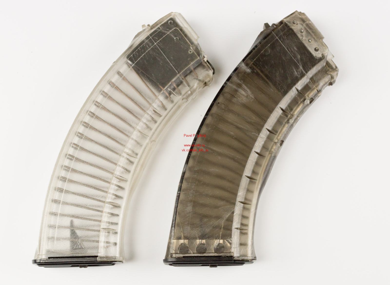 Russian AK12 transparent mags: photoreview of two different. | AK Rifles