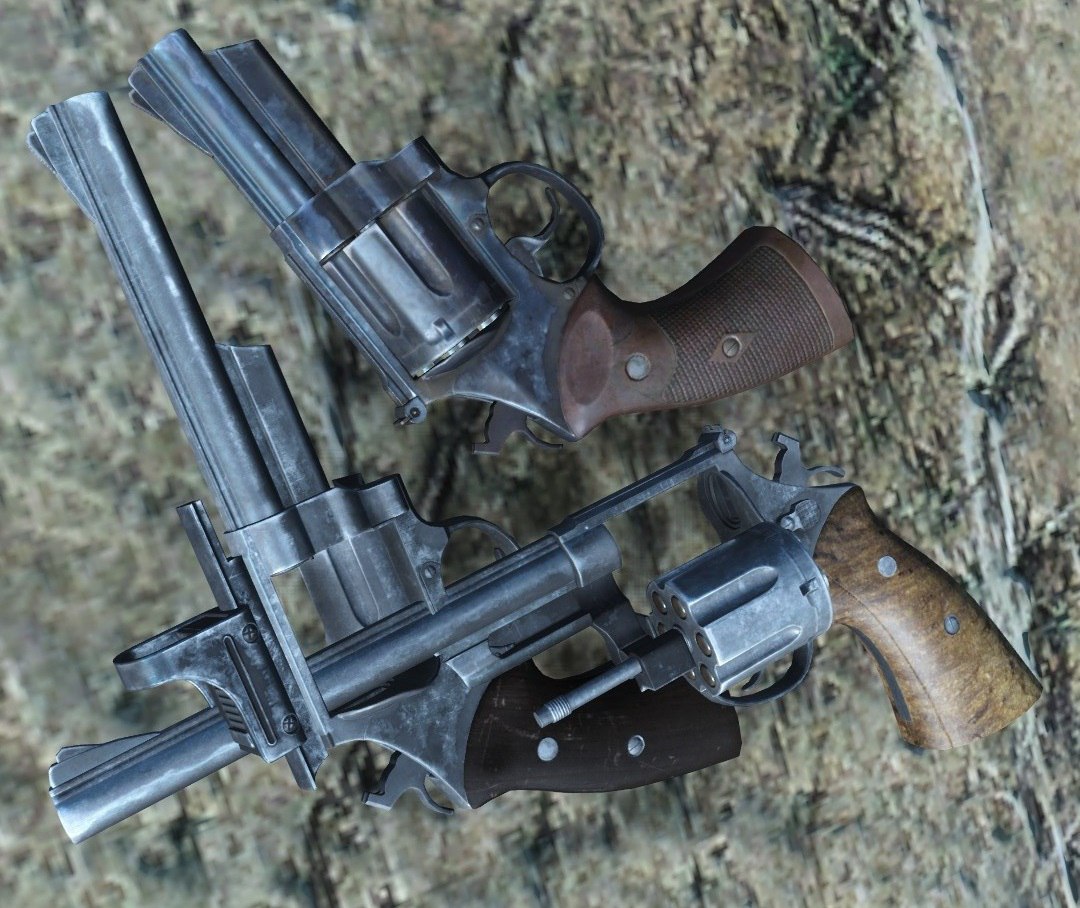 Western revolver - pistol grip retexture (Nuka World) at Fallout 4 ...