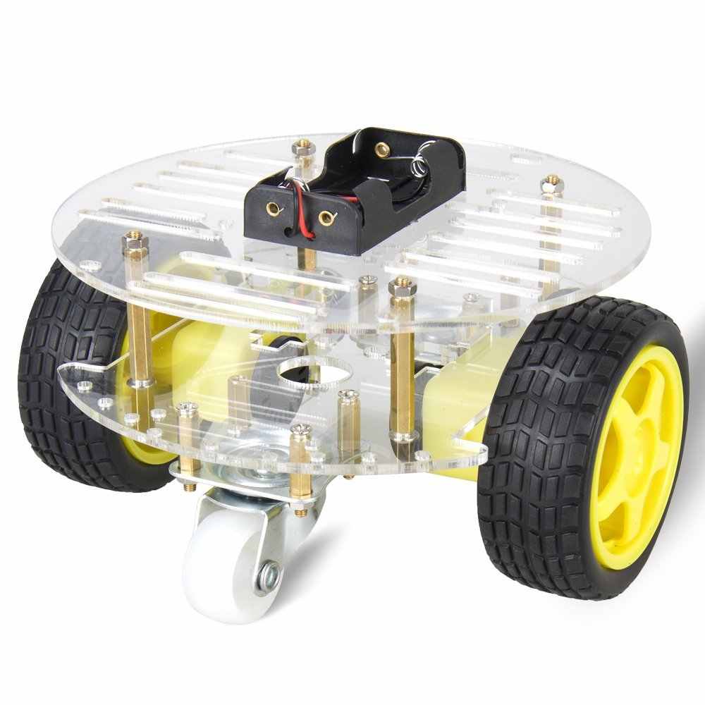 Шасси для 2WD Смарт-Робота круглое (конструктор) | Магнитогорск