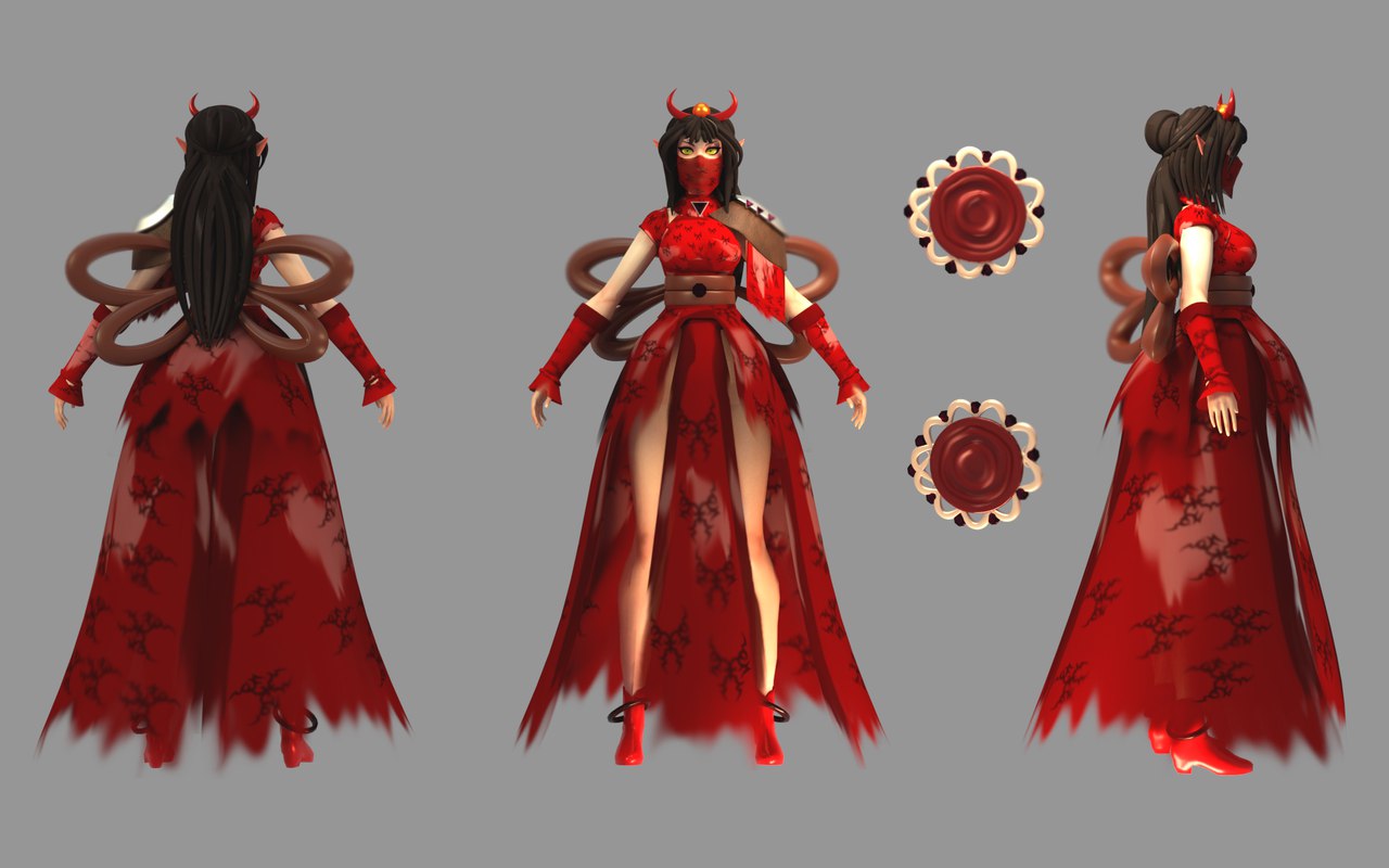 Demonic Ying Fan skin concept by Vyacheslav Ilyin : r/Paladins