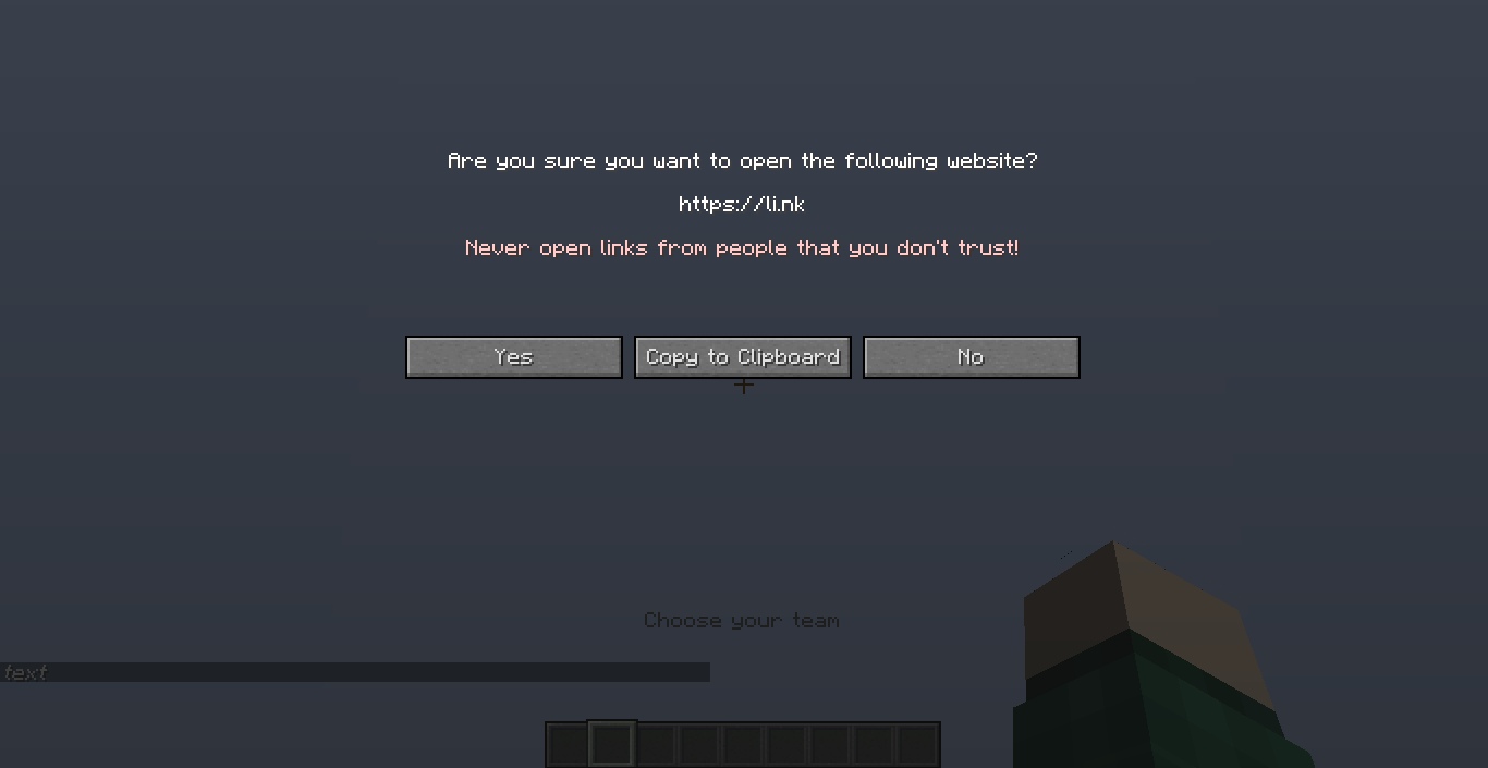 Solved - How to show link popup (open URL) | SpigotMC - High ...