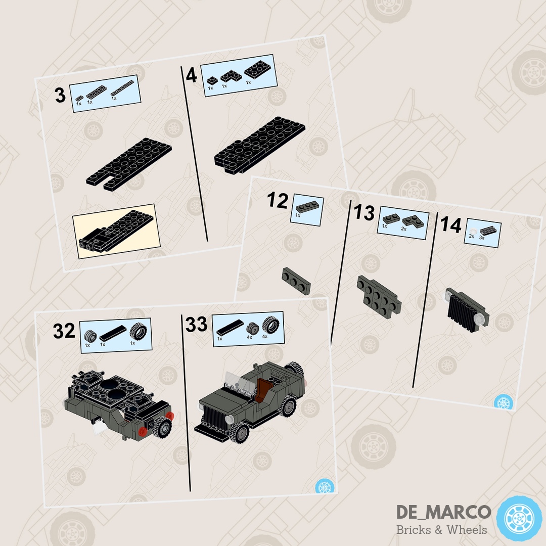 LEGO MOC-10150 Army command car by De_Marco | Rebrickable - Build with LEGO