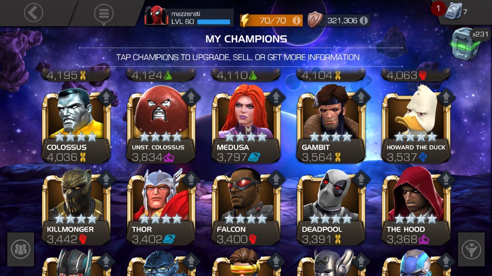 Sold - Mcoc Account 500K + E-mail | PlayerUp: Worlds Leading Digital ...