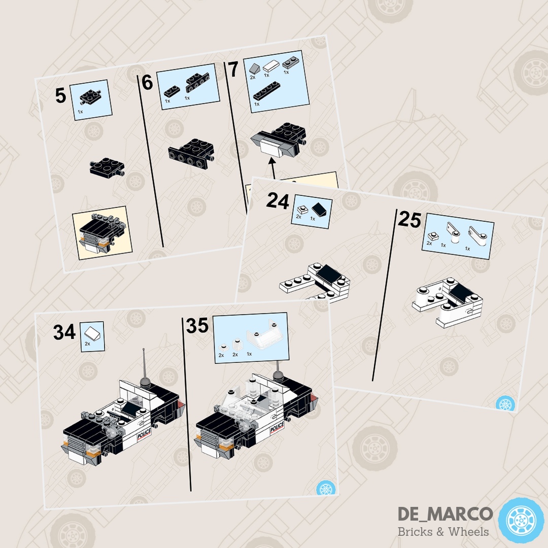 LEGO MOC Old police car Ford Crown Victoria by De_Marco | Rebrickable ...