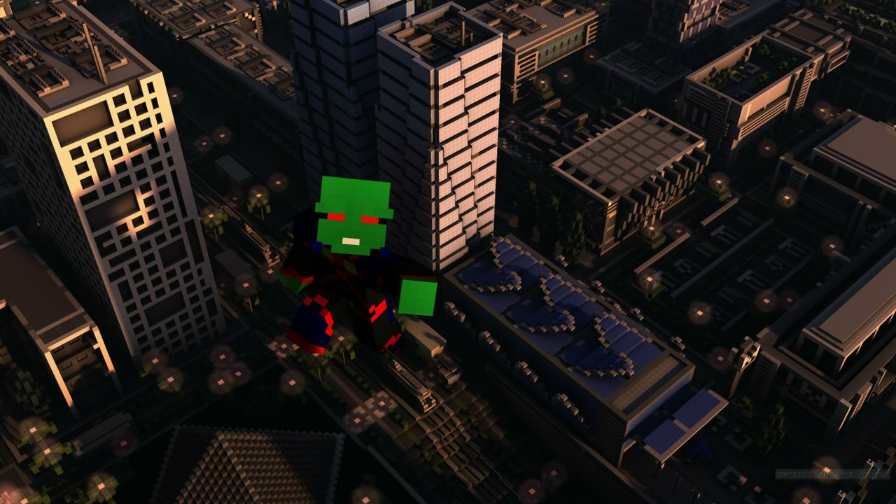 Martian Manhunter + Elixir of Mars. Minecraft Skin