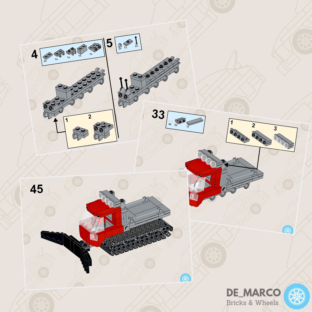 LEGO MOC Snowcat by De_Marco | Rebrickable - Build with LEGO