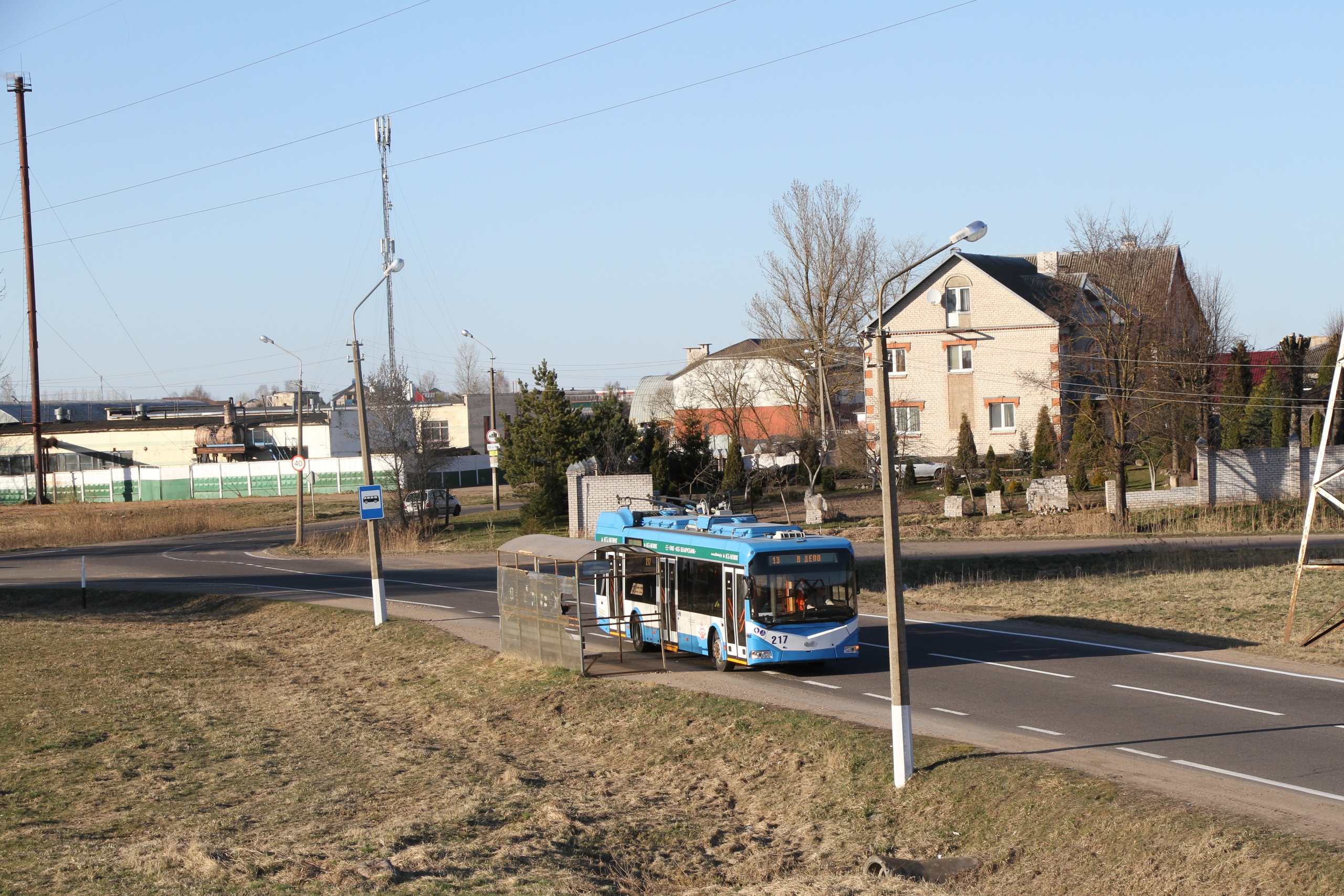 Витебск, БКМ 32100D № 217; Витебск — Троллейбусные маршруты с использованием автономного хода ...