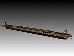TRAINZland - 89ft TOFC Flatcar TTX