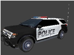 TRAINZland - Ford Explorer BNSF Police static DES