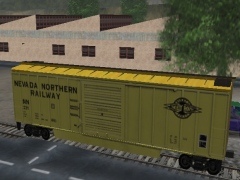 TRAINZland - 50ft Boxcar Nevada Northern 231
