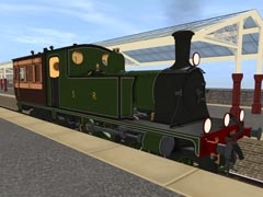 TRAINZland - LSWR Drummond's Bug Front Bogie - SR Olive Green